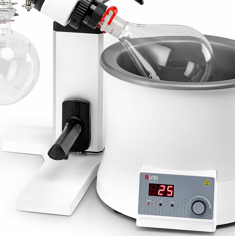 DLAB RE100-S Rotary Evaporatör Vertikal 20... 200 rpm / 180 °C Manuel ...